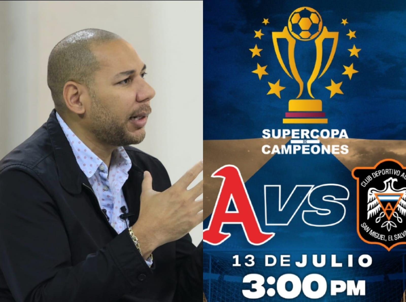 Yamil Bukele muestra su descontento con la Supercopa de Campeones, tras ...