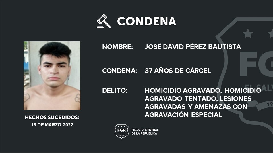Pandillero de la 18 sureños fue condenado a 37 años de cárcel por ...
