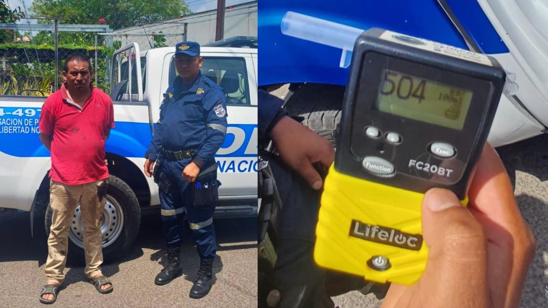 Conductor con 504° de alcohol choca contra bus de la ruta 109 y deja ...